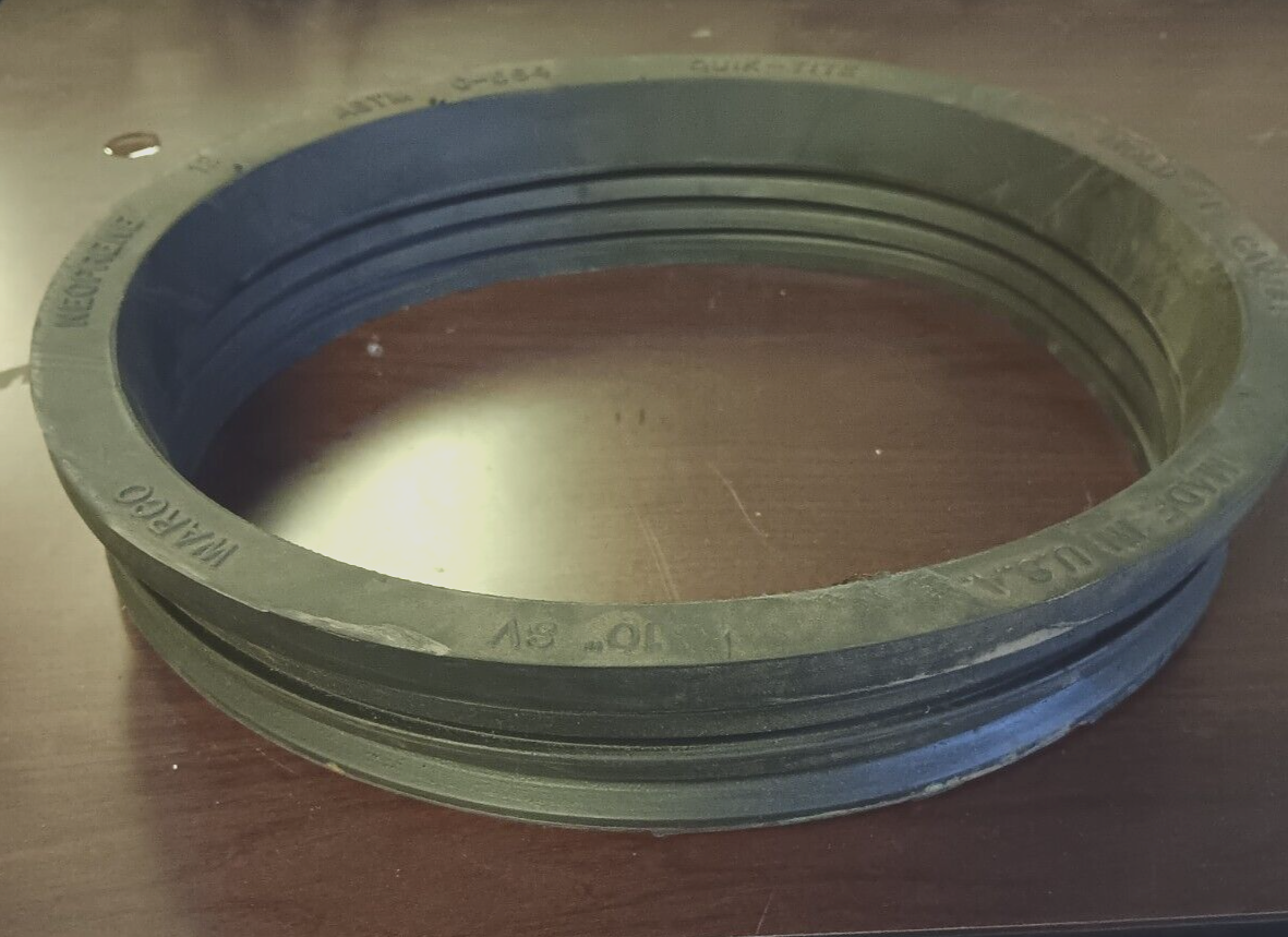 NEW QUIK TITE GASKET SERVICE WARCO 10" ASTM C-564 | Mega Mart ...