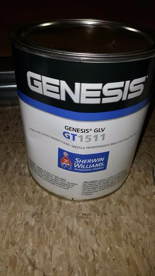 SHERWIN WILLIAMS GENESIS GLV LOW VOC GLOSS MIXING CLEAR GT1511 1 GA...