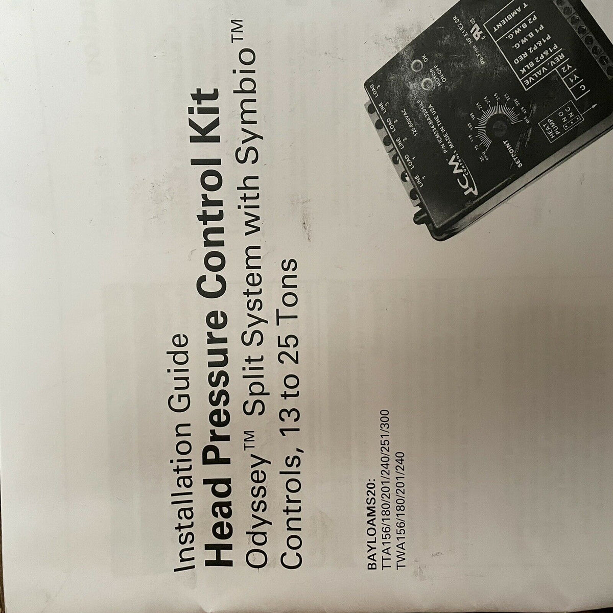 Brand NEW Trane Short Cycle Low Ambient Evap Defrost BAYLOAMS20A