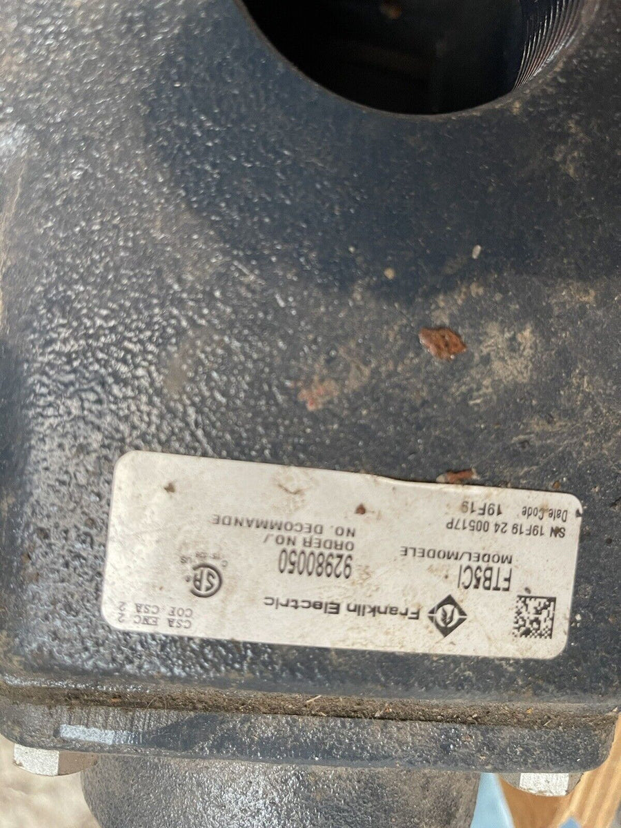 NEW Franklin Electric FTB5CI Turf Boss Centrifugal Irrigation Pump ...
