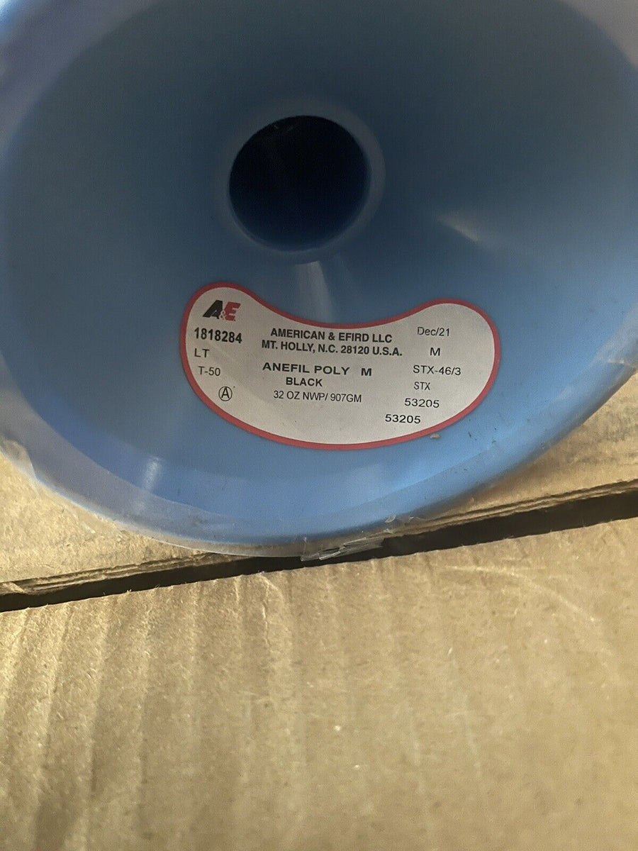 AMERICAN & EFRID ANEFIL POLY M BLACK T-50, 32 OZ, NWP / 907GM