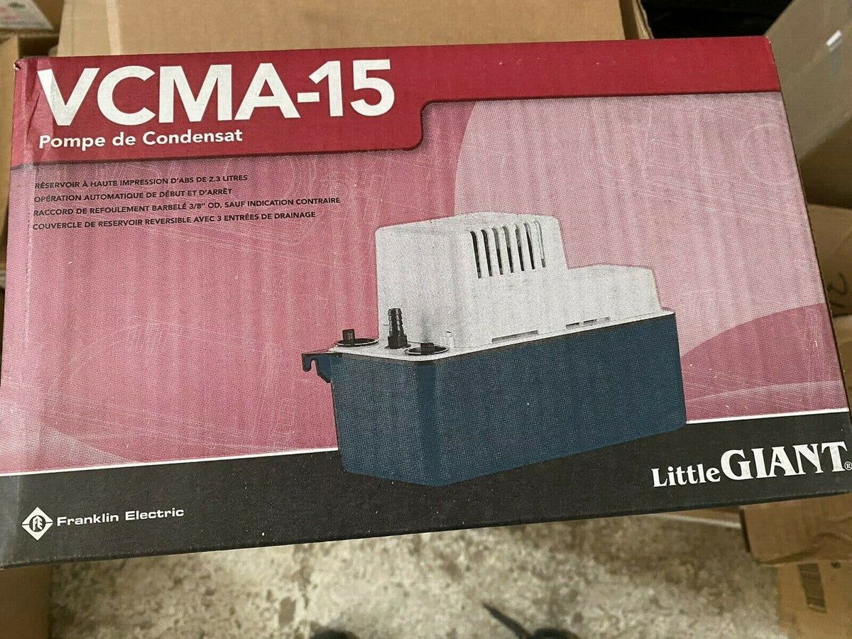 BRAND NEW Little Giant VCMA-15ULS - 115V 65 GPH Condensate Removal ...