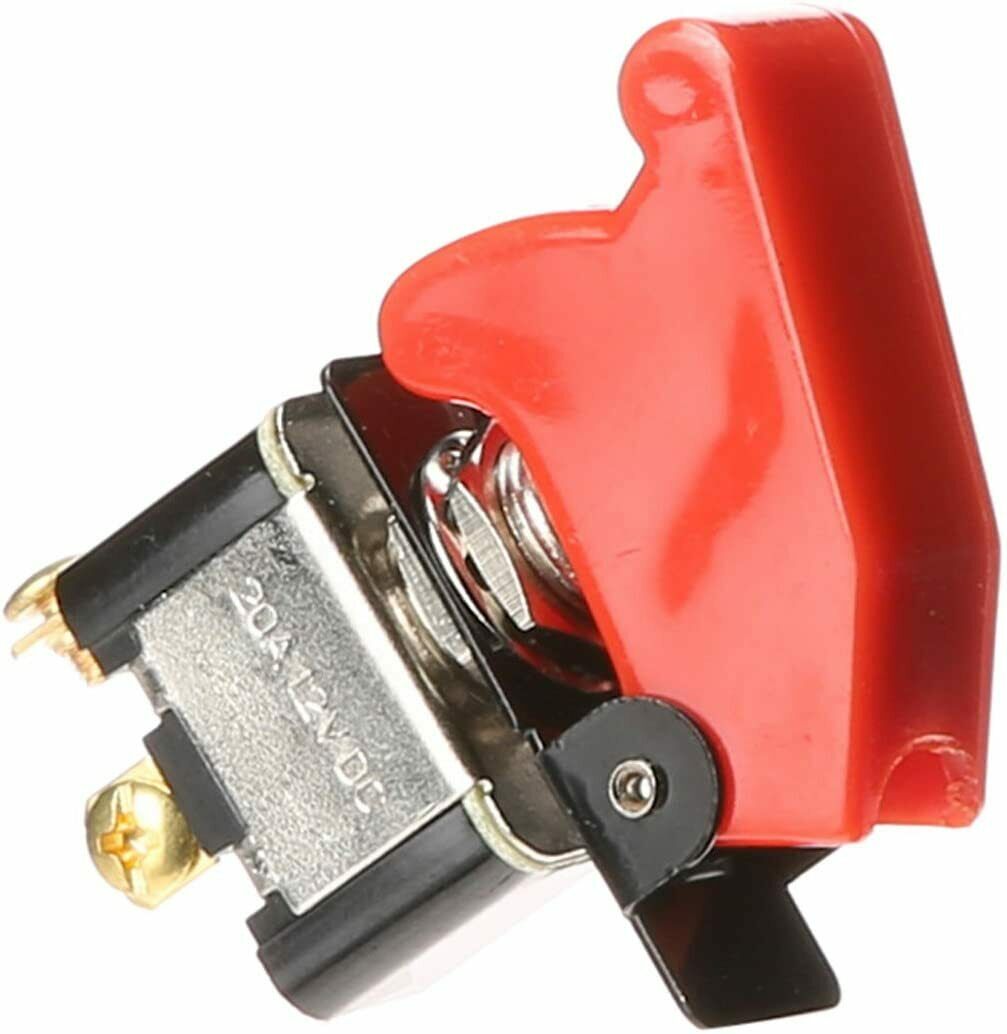 GENUINE DORMAN TOGGLE SWITCH Racing Style Kill Switch - Red cover