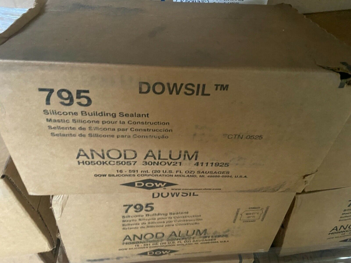 DOWSIL 795 Anodized Aluminum 20oz Sausage 20, case | Mega Mart Ware...