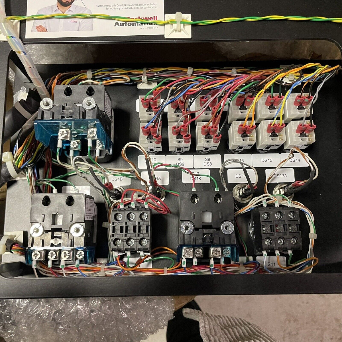 NEW ALLEN BRADLEY CUSTOM STATION CONSOLE, OCC 2 / OCC 3 CONTROL PAN...