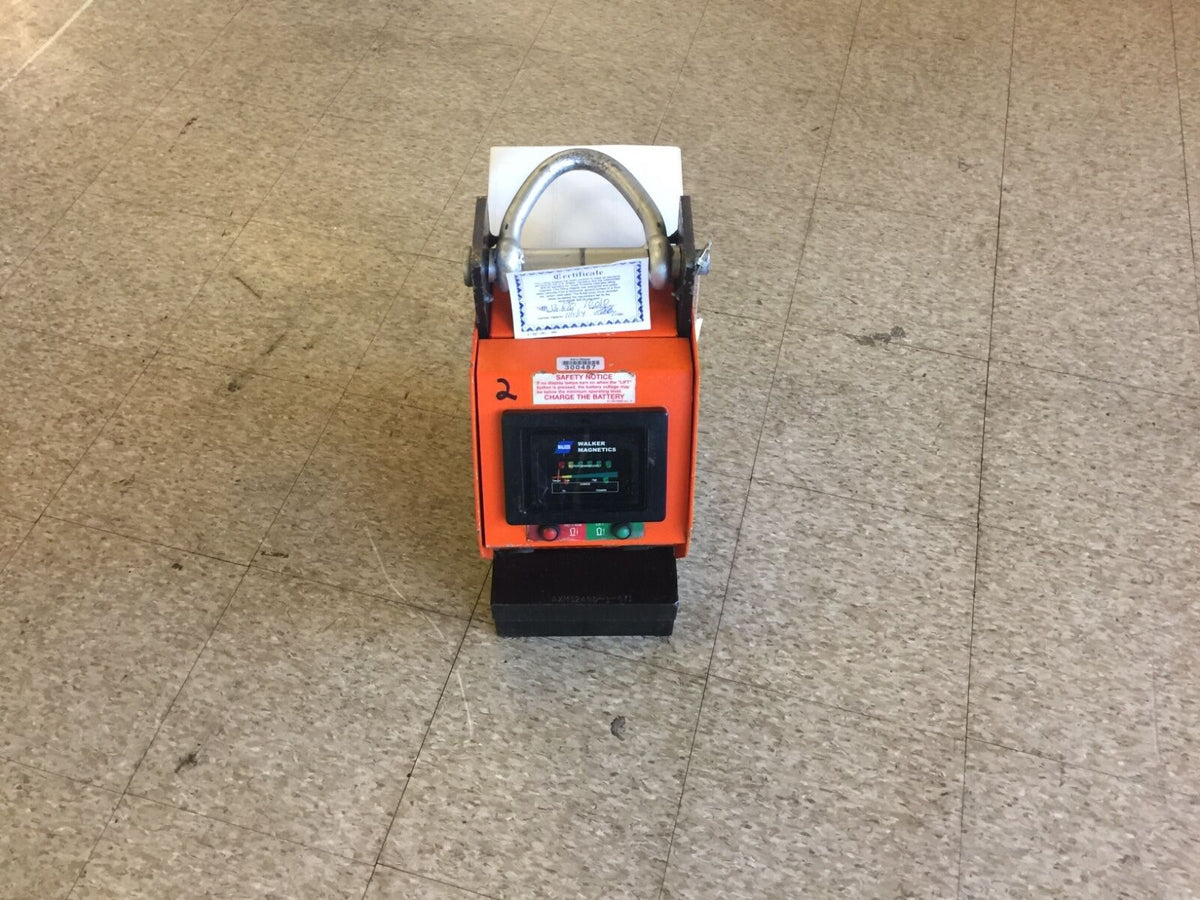 Walker Magnetics WBM-13 Lifting Magnet Lift 3000 lb Capacity, NO RE...