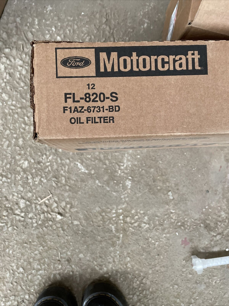 NEW GENUINE OEM FORD MOTORCRAFT FL-820-S OIL FILTER 1CASE (12/CASE)...