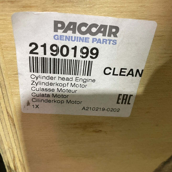 NEW GENUINE PACCAR EPA Cylinder Head, MX - 13, EPA04/10, 2190199PEX...
