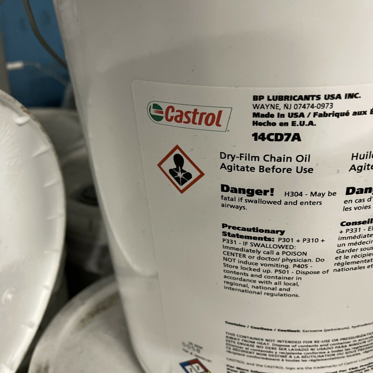 Castrol LubeCon I/M 200 Dry Film Conveyor Lubricant - 5 Gallon Pail...