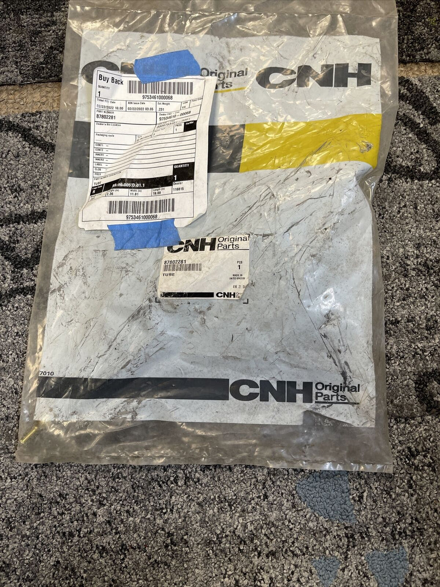 GENUINE OEM CNH TUBE 87802281 **FREE SHIPPING** | Mega Mart Warehouse
