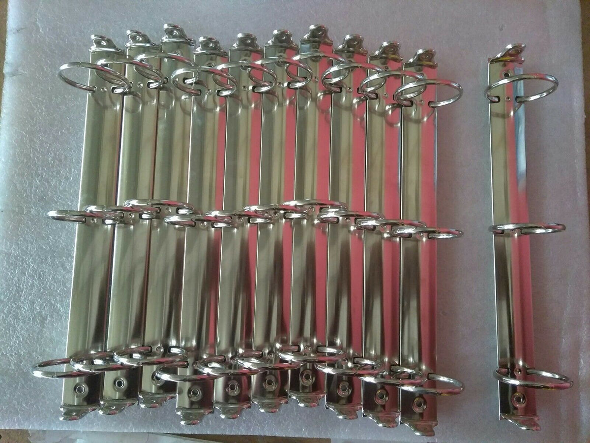 10 NEW Silver Binder Mechanisms [1" Round Ring] (150/Bx) 0817-...