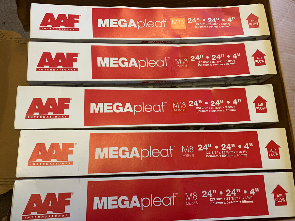 NEW AAF Amair 1300 24"x24"x4" Pleated Air Filter, 14...