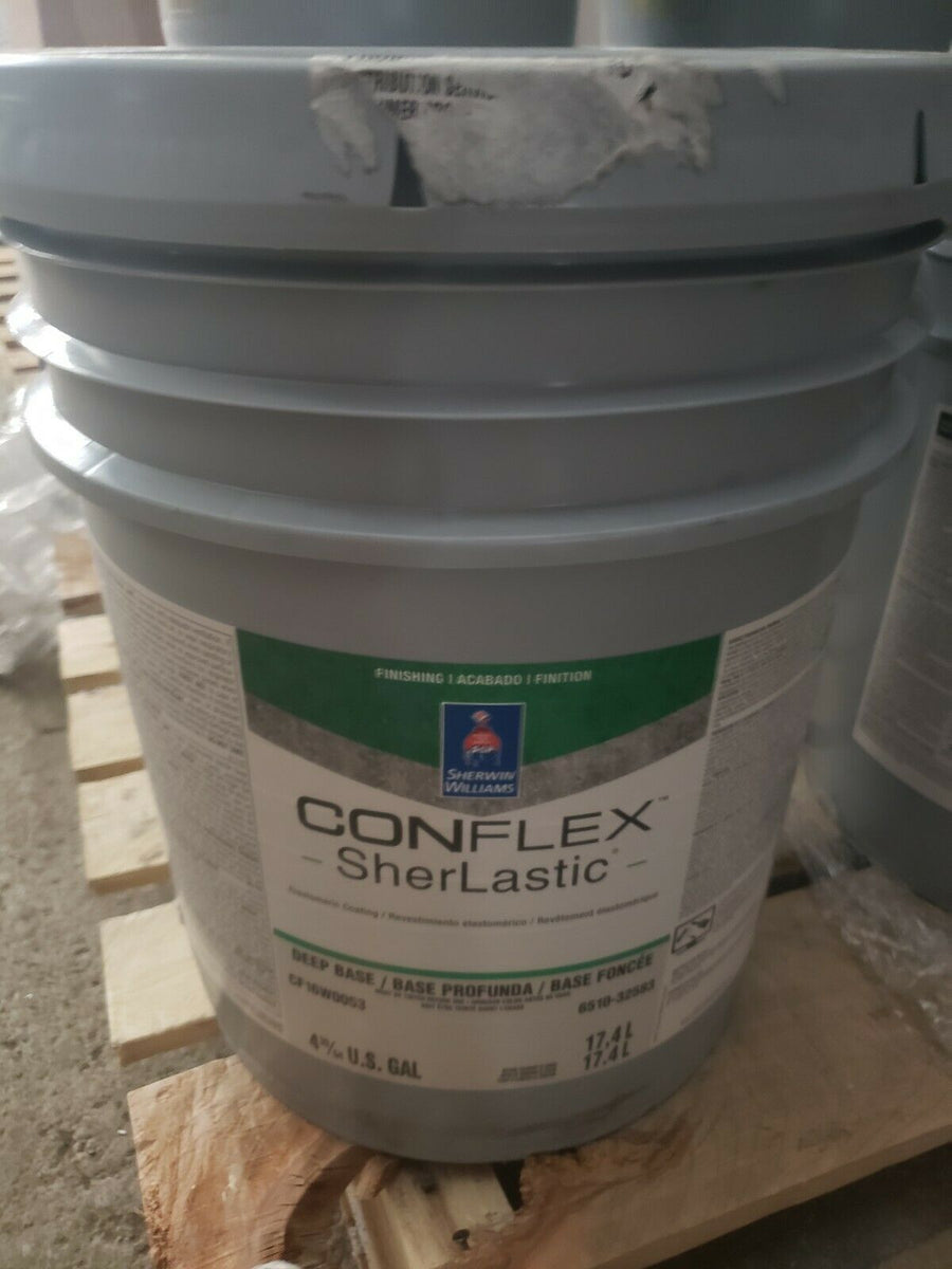 SHERWIN WILLIAMS CONFLEX SHERLASTIC DEEP BASE 4-30/64 US GAL | Mega...
