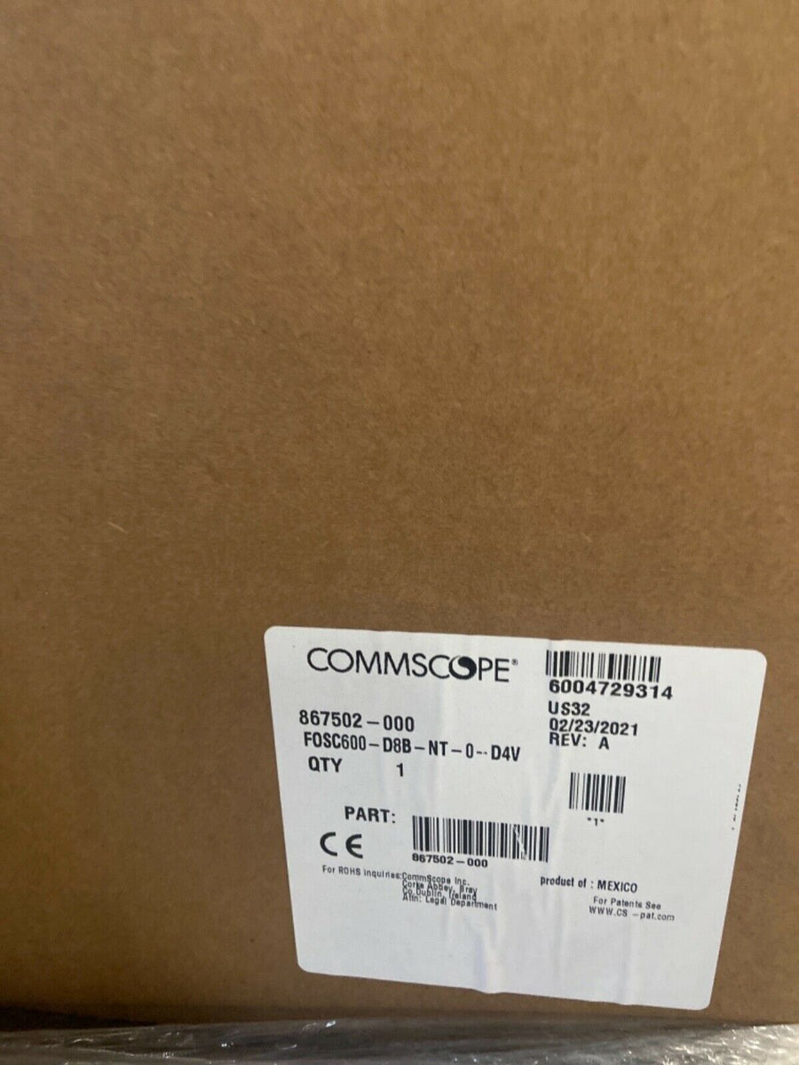 NEW CommScope FOSC600-D8B-NT-0-D4V 867502-000 FOSC | Mega Mart Ware...