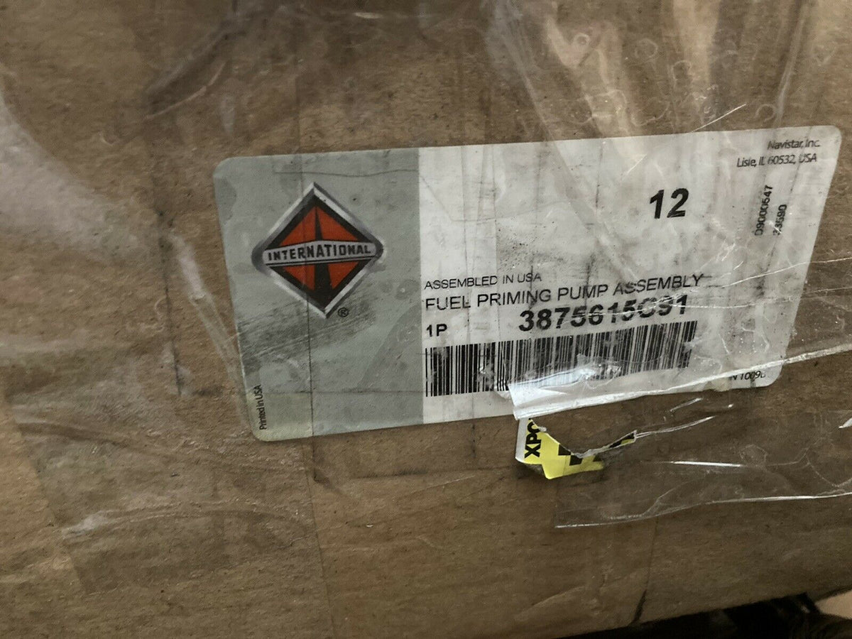 NEW NAVISTAR INTERNATIONAL 3875615C91 FUEL PRIMING PUMP ASSEMBLY 33...
