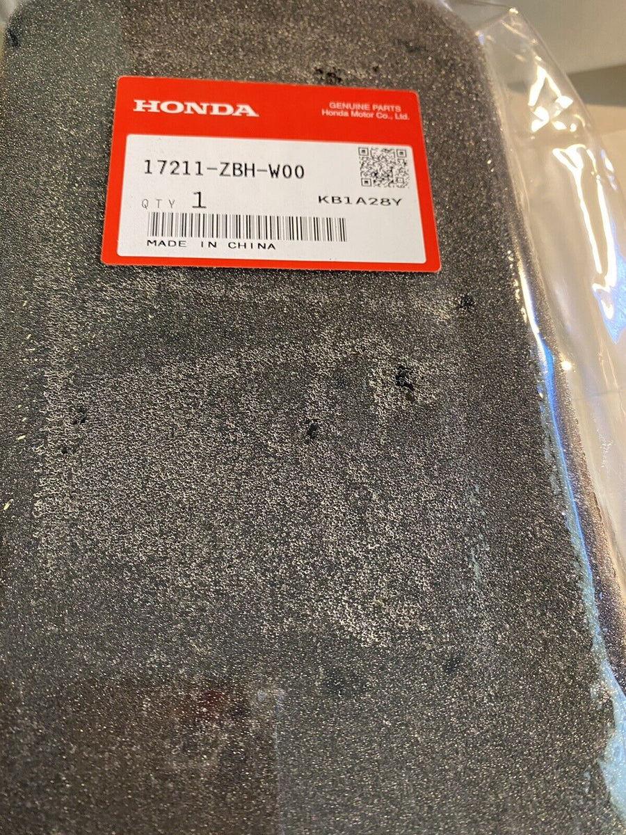 BRAND NEW Genuine Honda 17211-ZBH-W00 Air Cleaner Element pre-oiled...