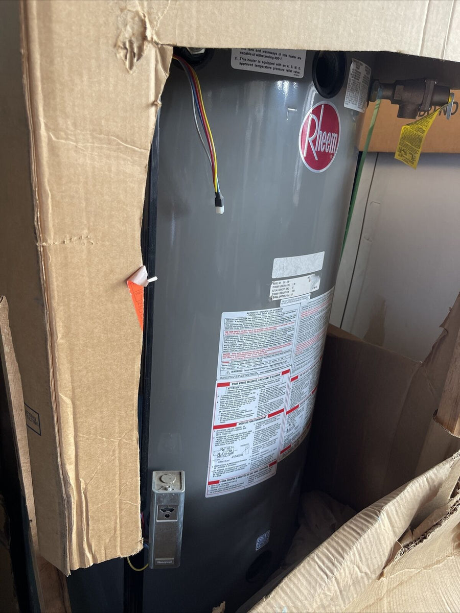 RHEEM Heavy Duty 91 Gal. 199.9K BTU Commercial Natural Gas Tank Wat...