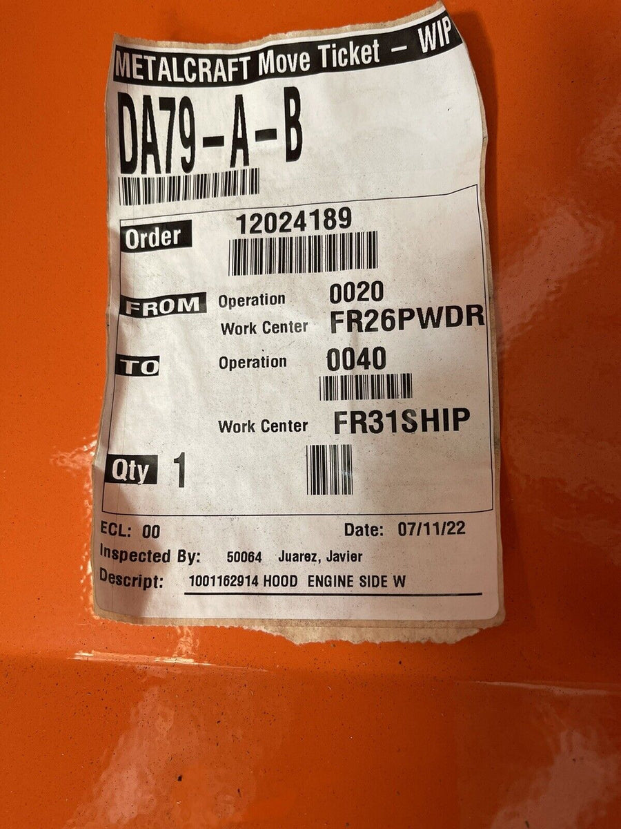 NEW JLG 1001162914 HOOD, ENGINE SIDE WELDMENT | Mega Mart Warehouse