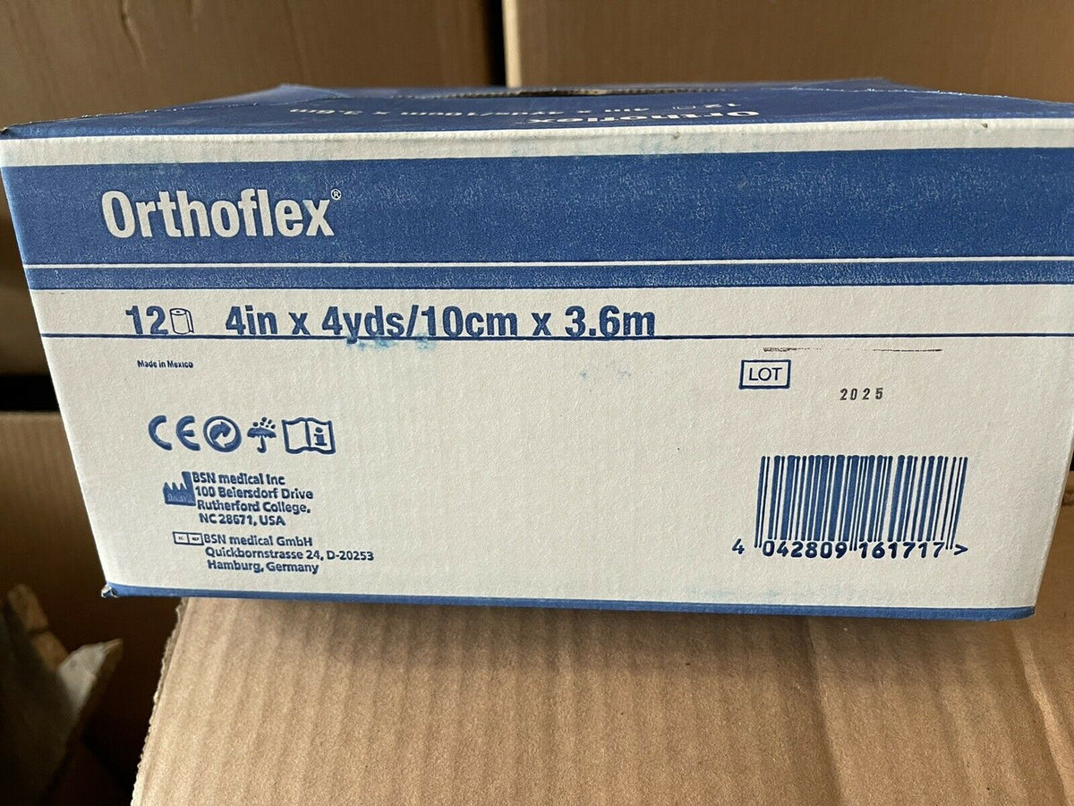 BSN ORTHOFLEX ELASTIC PLASTER BANDAGE FAST SETTING 12PK, 4"X4Y...