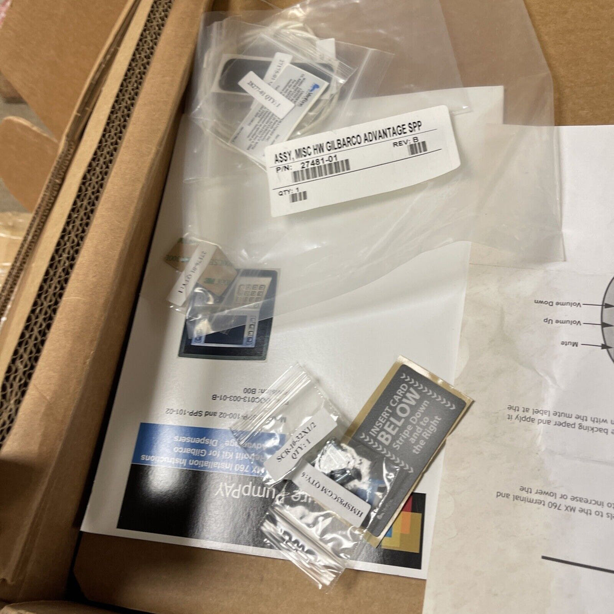 NEW VeriFone MX760 Retrofit Kit For Gilbarco Advantage Dispenser M0...
