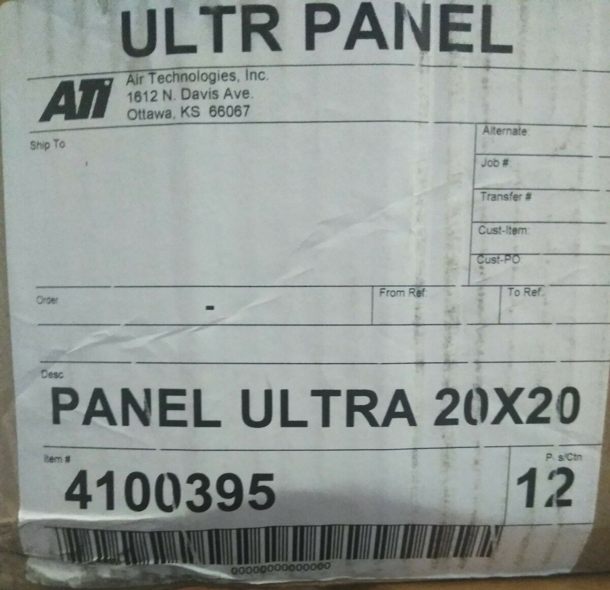 NEW PANEL ULTRA 20X20 4100395 (FILTER PADS) PURPLE OEM NEW | Mega M...