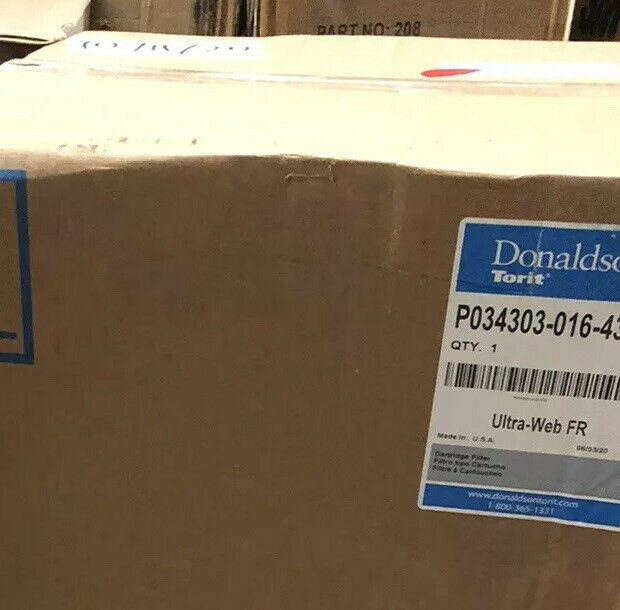 1 Donaldson P034303-016-436 Torit DFE UltraWeb FR Cartridge Filter ...