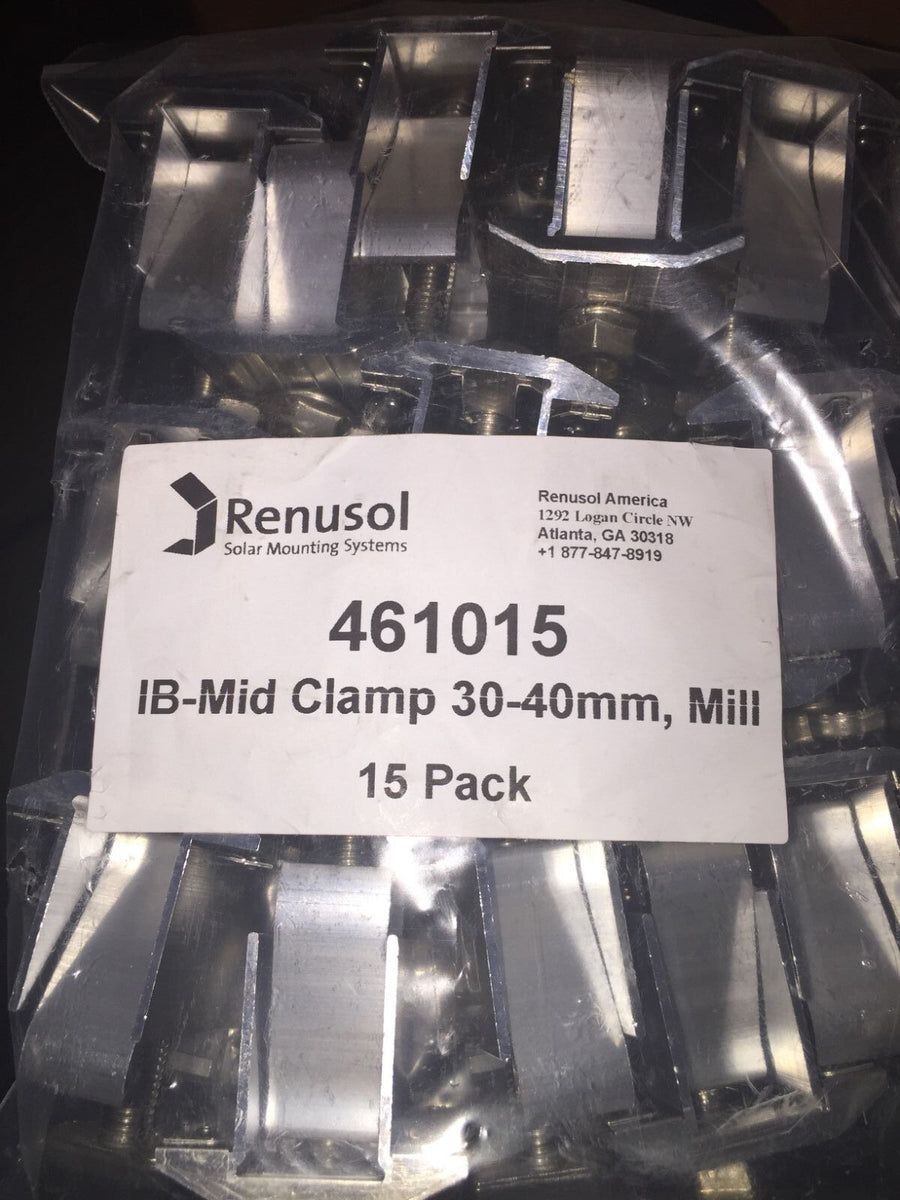 RENUSOL IB-MID CLAMP PART # 461015 (PACK OF 15) - NEW | Mega Mart W...