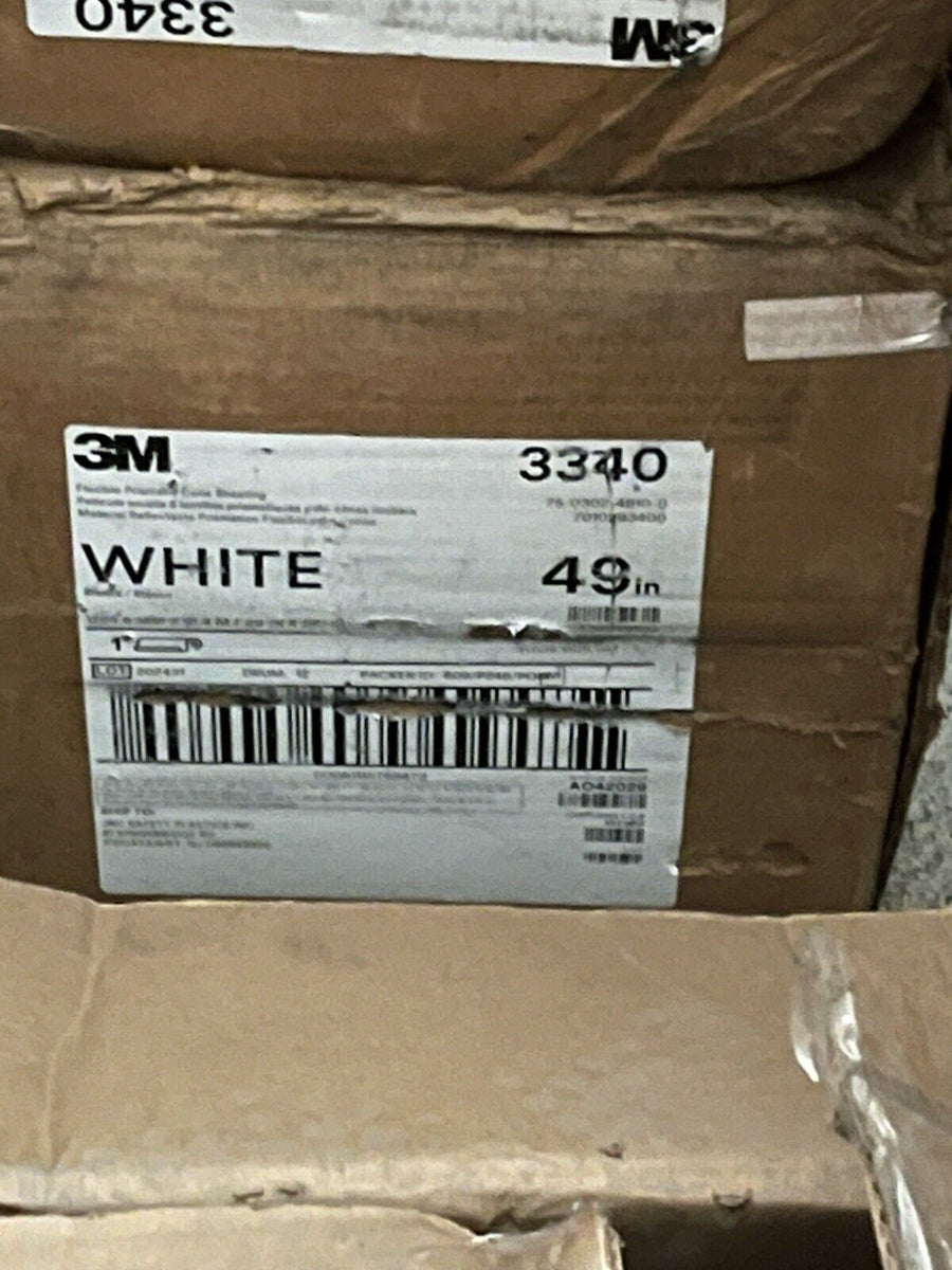 3M FLEXIBLE PRISMATIC CONE SHEETING, 3340, WHITE, 1244.6MM X 91.4M ...