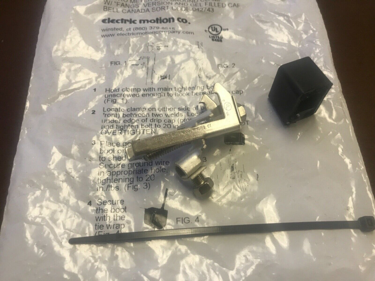 10 CATV HYDRO Meter Box Clamp - EM MB5 - UL Listed Ground Wire Bond...