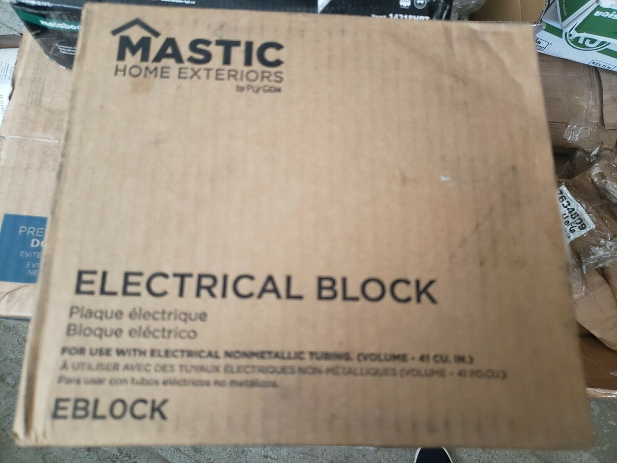 Mastic Home Exteriors EBLOCK 17 UL Electrical Mounting Block | Mega...
