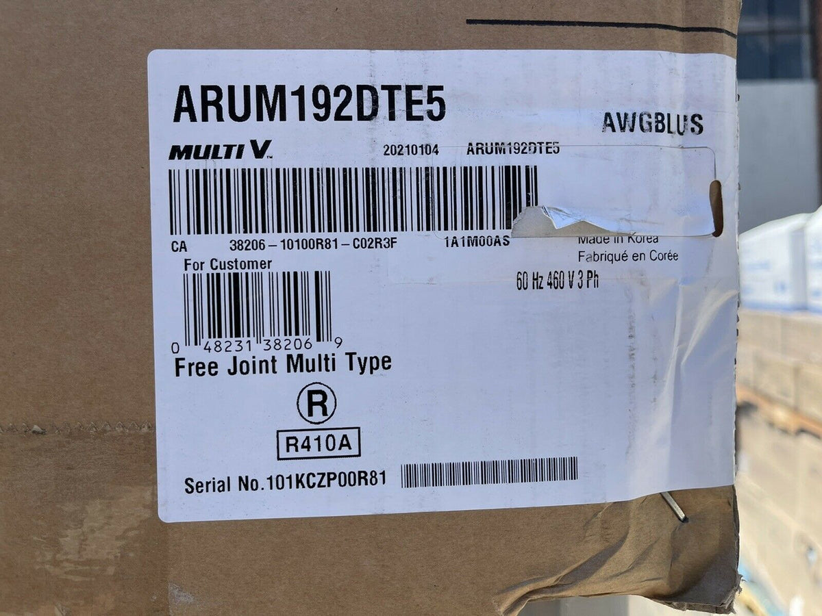 LG Air Conditioning Technologies, Multi V 5, ARUM192DTE5, 460V, 60H...